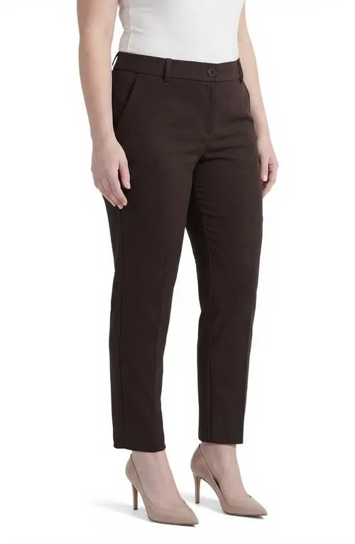KASPER Faux Fly Trousers