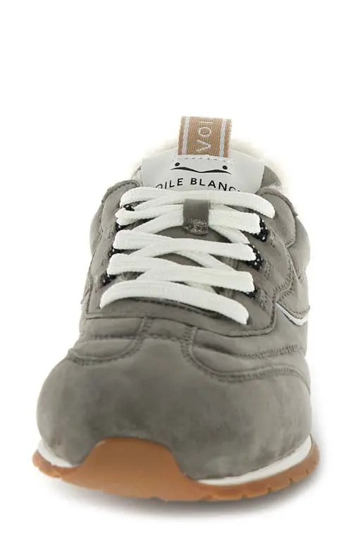 VOILE BLANCHE Play Sneaker With Genuine Shearling Trim