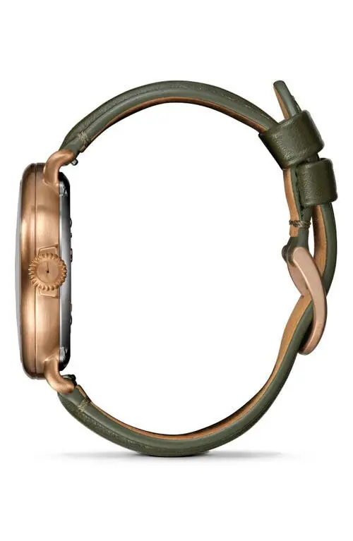 Shinola Runwell Sub Second Leather Strap Watch