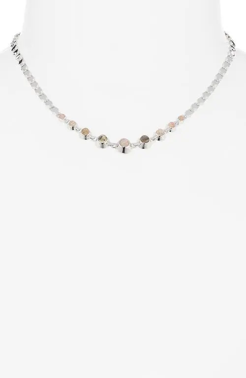 EDDIEBORGO Crescent Labradorite Collar Necklace