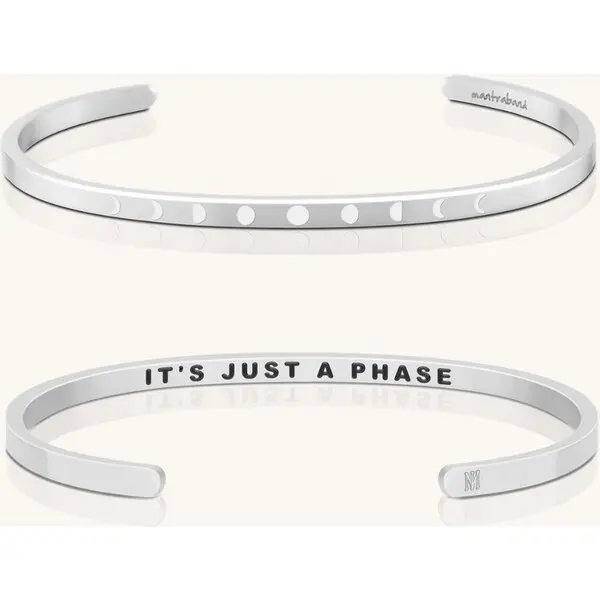 MANTRA It's Just A Phase Bracelet - Silver