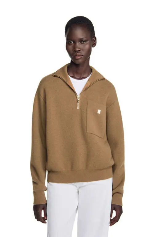 Sandro Wool And Cashmere Sweater