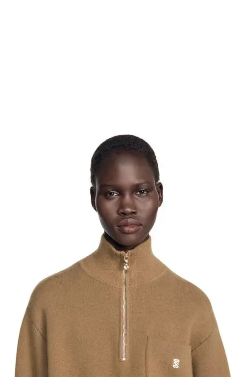 Sandro Wool And Cashmere Sweater