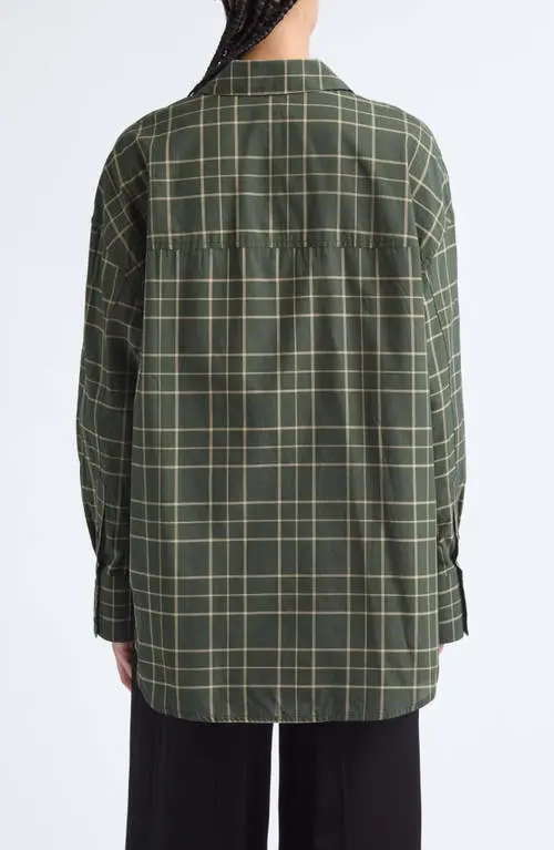 TOTEME Boxy Long Sleeve Button Down Shirt