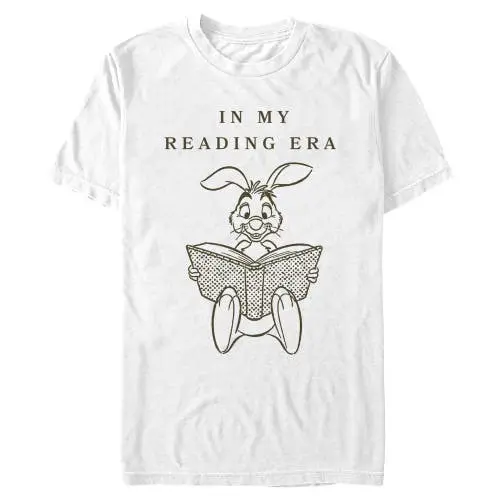 WINNIE THE POOH Rabbit In My Reading Era Short Sleeve T-shirt