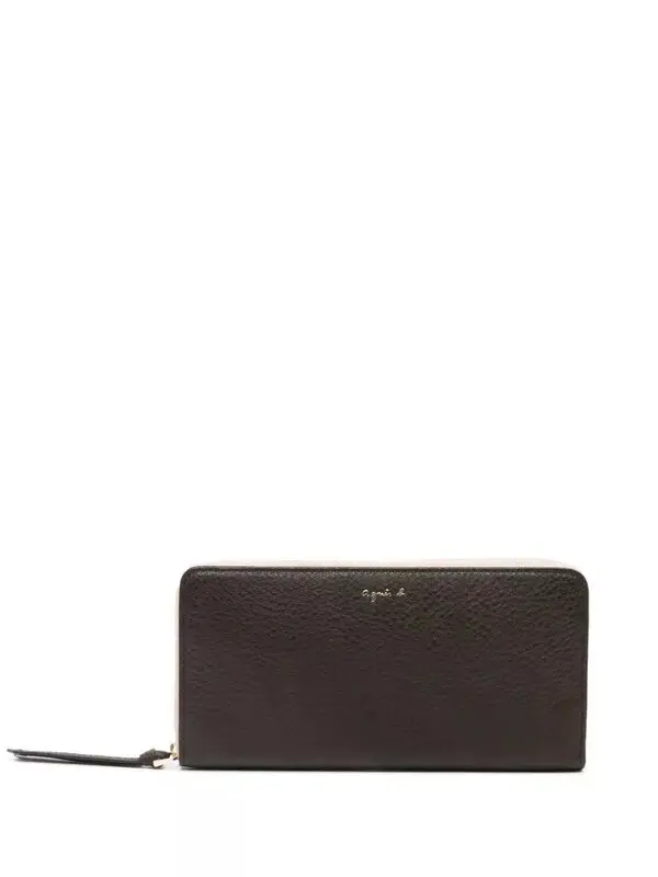 AGNES B. Angele Wallet - Brown