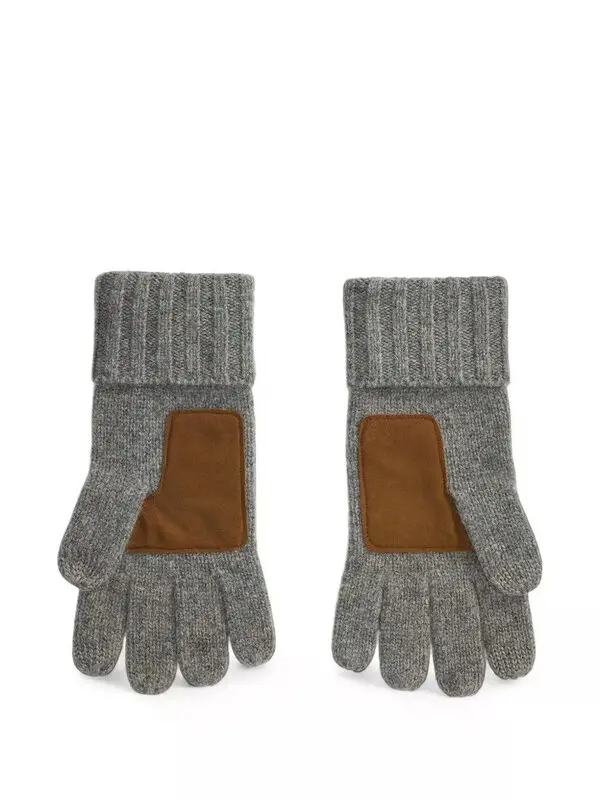 Polo Ralph Lauren Suede-patch Wool Gloves
