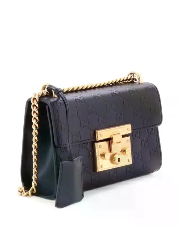 Gucci Padlock Shoulder Bag Guccissima Leather Small Crossbody Bag