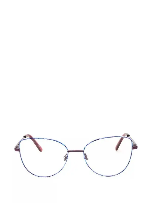Bebe Floral-pattern Cat-eye Glasses - Blue