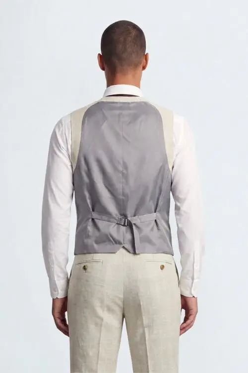 TWISTED TAILOR Beckford Slim Fit Check Waistcoat
