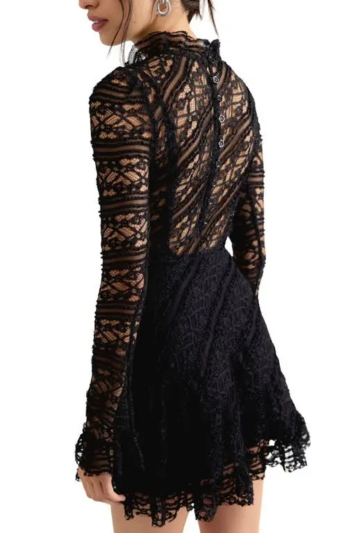 Free People Woodland Whispers Lace Minidress