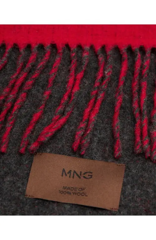 Mango Reversible Wool Scarf