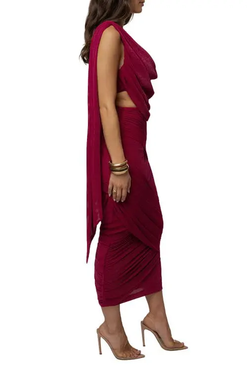 JLUXLABEL Divine Drape Skirt Set