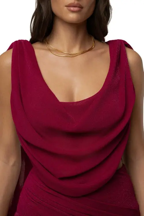 JLUXLABEL Divine Drape Skirt Set
