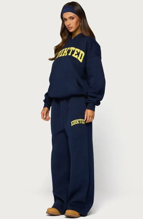 EDIKTED Crush Wide Leg Sweatpants