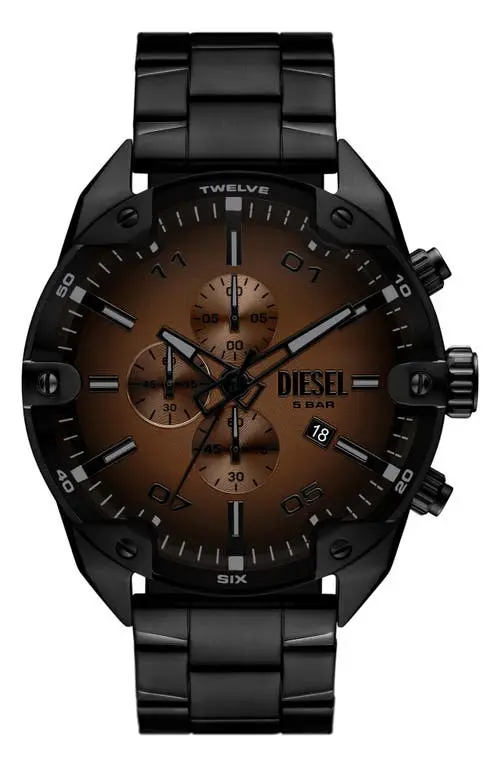 DIESEL® Spiked Chronograph Bracelet Watch