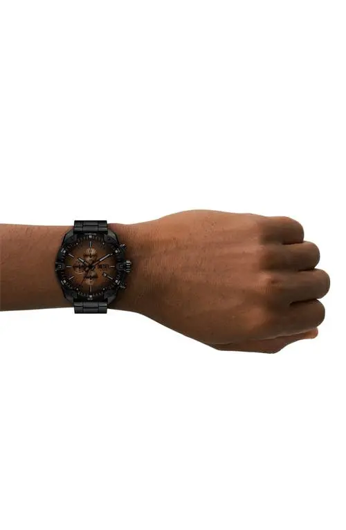 DIESEL® Spiked Chronograph Bracelet Watch