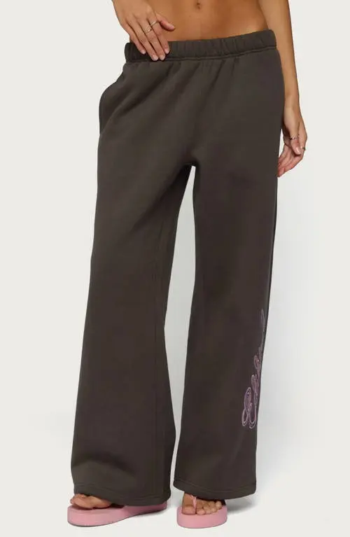 EDIKTED Always Sequin Sweatpants