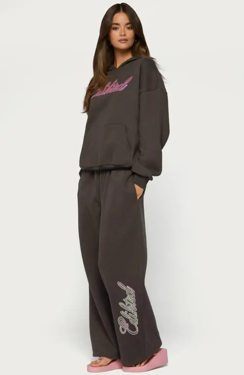 EDIKTED Always Sequin Sweatpants
