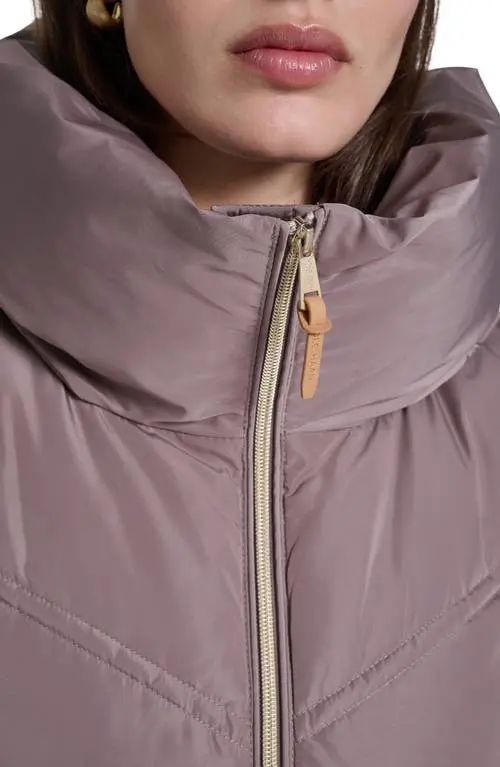 Cole Haan Water Repellent Down & Feather Fill Puffer Jacket - Cashew