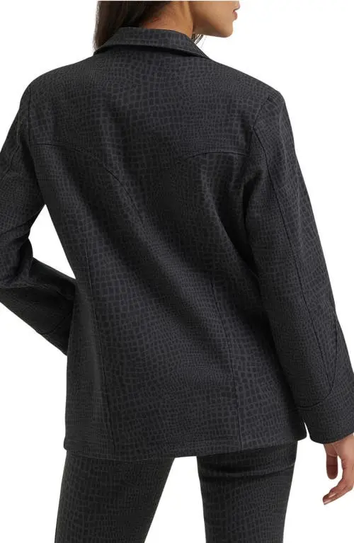 Wrangler Croc Embossed Blazer