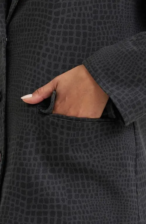 Wrangler Croc Embossed Blazer