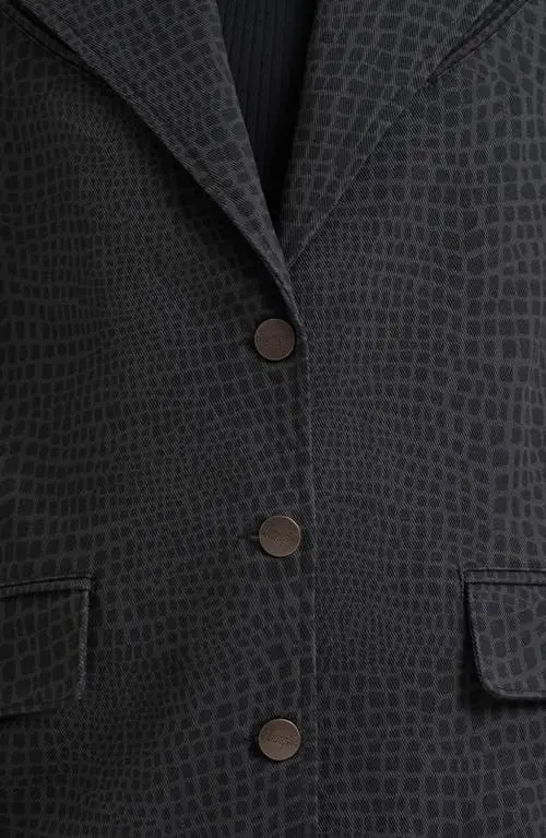 Wrangler Croc Embossed Blazer