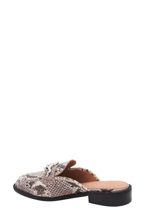 Andre Assous X Bre Tiesi Ruby Loafer Mule - Python Leather