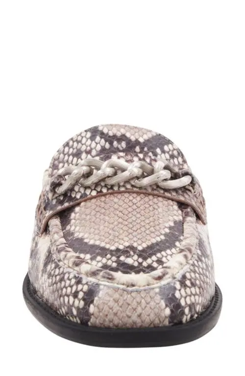 Andre Assous X Bre Tiesi Ruby Loafer Mule - Python Leather
