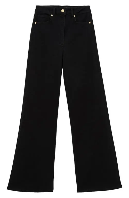 REISS Jas High Waist Wide Leg Jeans