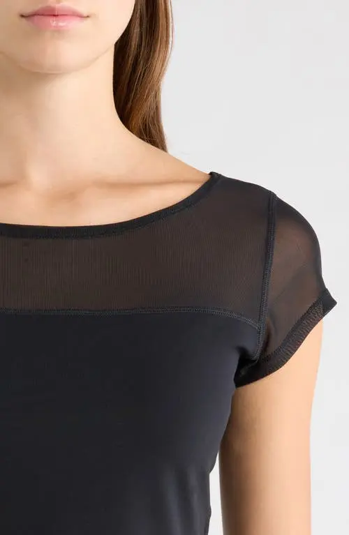 MPG Mesh Boat Neck Performance Tee