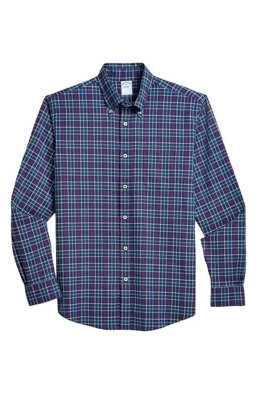 Brooks Brothers Performance Series Plaid Button-down Oxford Shirt