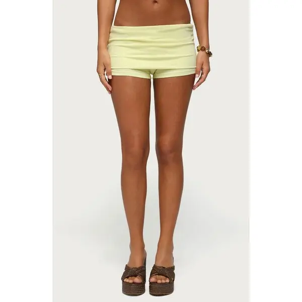 EDIKTED Maevie Foldover Shorts