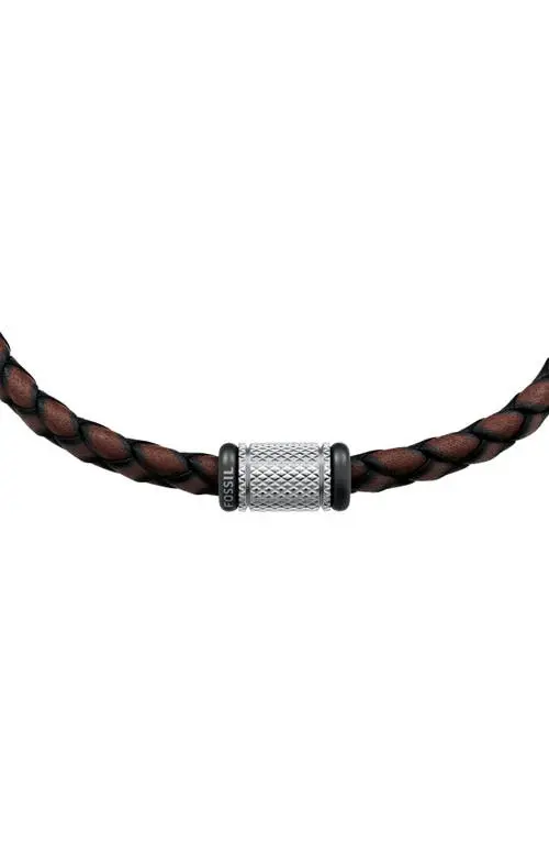 Fossil Machine Leather Bracelet