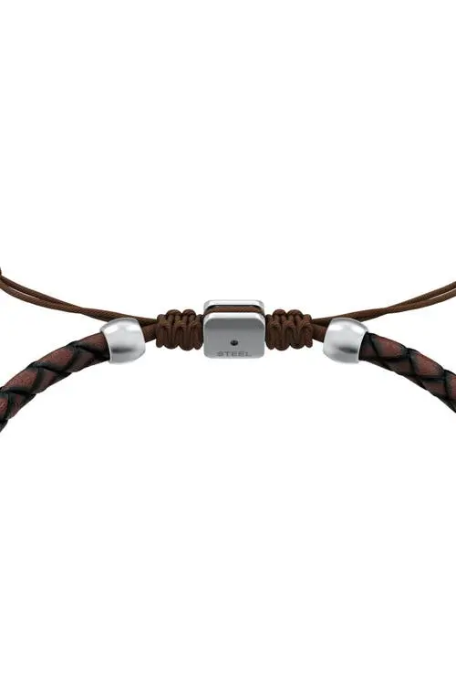Fossil Machine Leather Bracelet