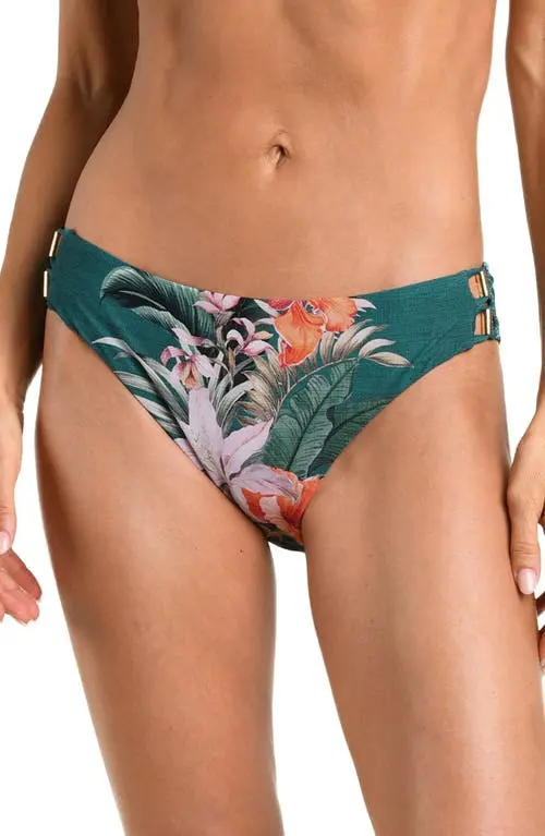 La Blanca Courtyard Palms Hipster Bikini Bottoms - Jungle
