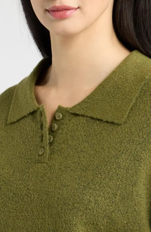 A.REN Charlene Tipped Sweater Polo