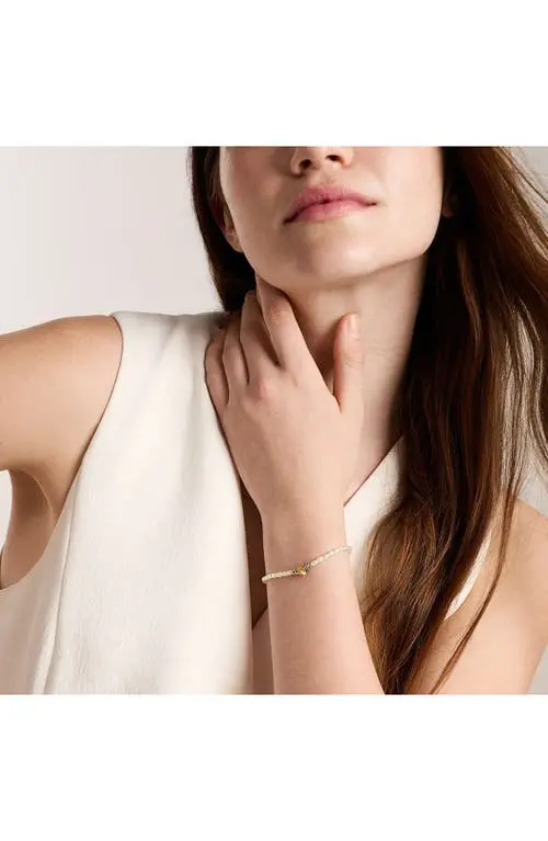 Fossil Harlow Simulated Pearl Bracelet