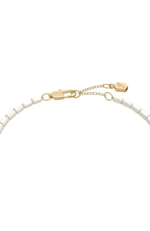 Fossil Harlow Simulated Pearl Bracelet