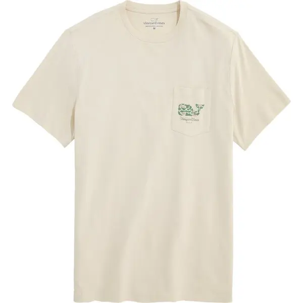 Vineyard Vines Golf Course Whale Graphic Pocket T-shirt