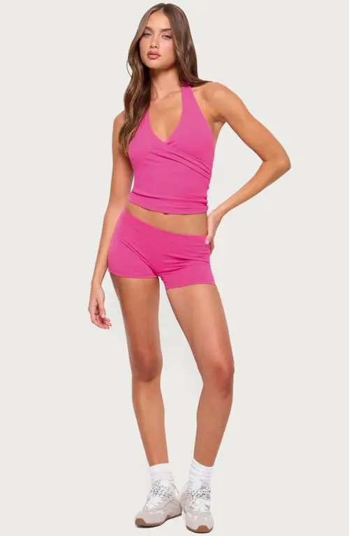 EDIKTED Alaya Wrap Halter Top