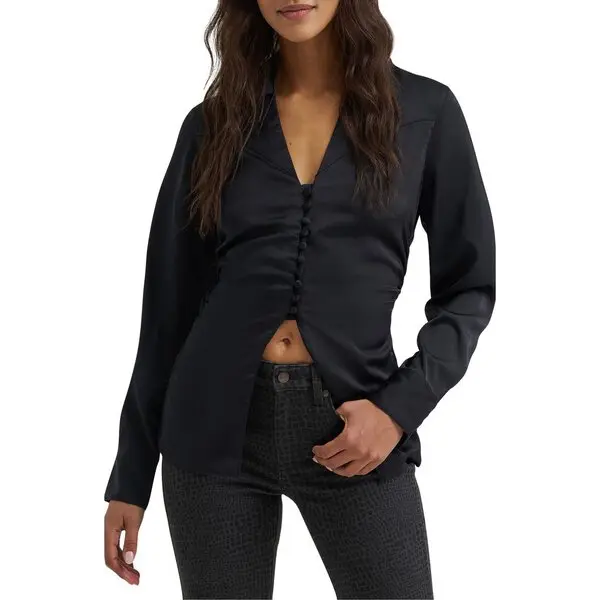 Wrangler Cinched Button Down Shirt