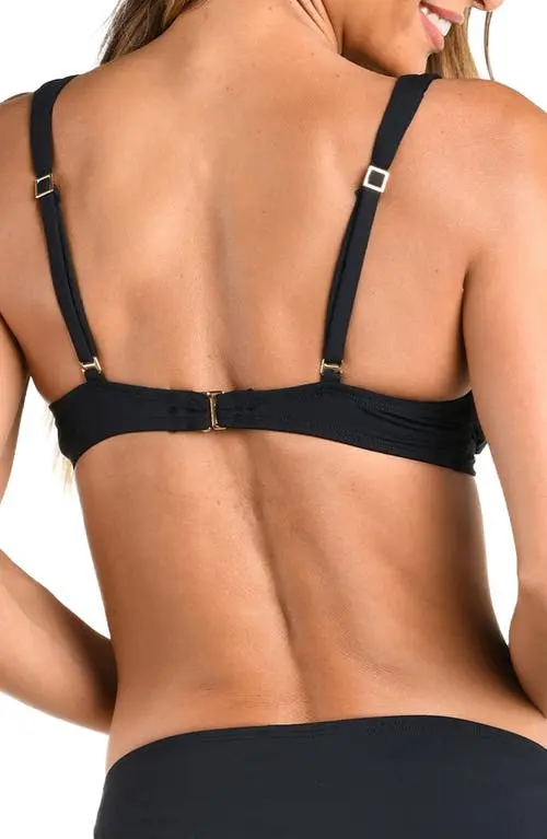 La Blanca Island Goddess Gold Link Bikini Top