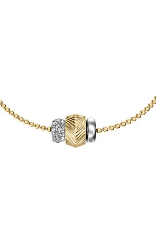 Fossil Harlow Two Tone Station Bracelet