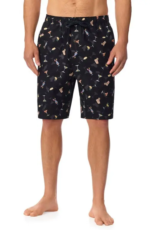 Tommy Bahama Cotton Boxers - Blk/mult