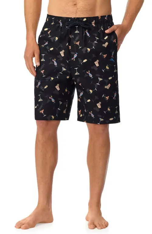 Tommy Bahama Cotton Boxers - Blk/mult