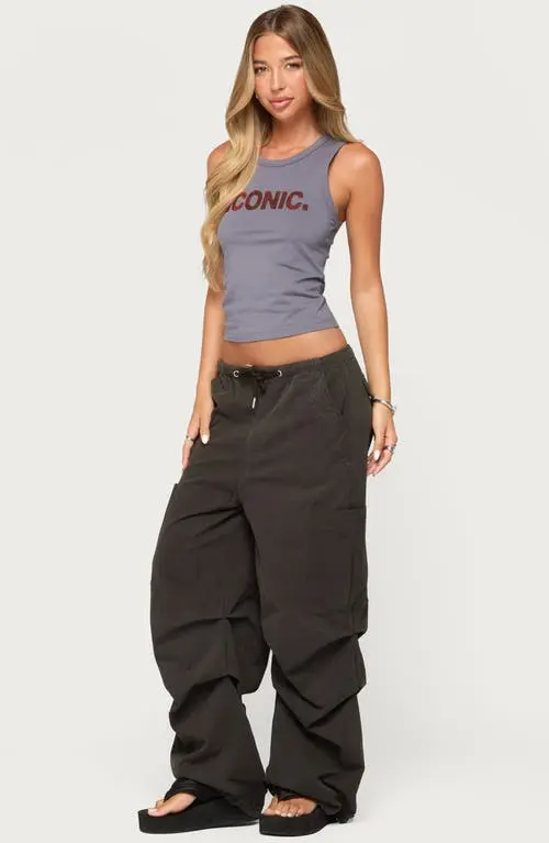 EDIKTED Emzi Baggy Cotton Cargo Pants