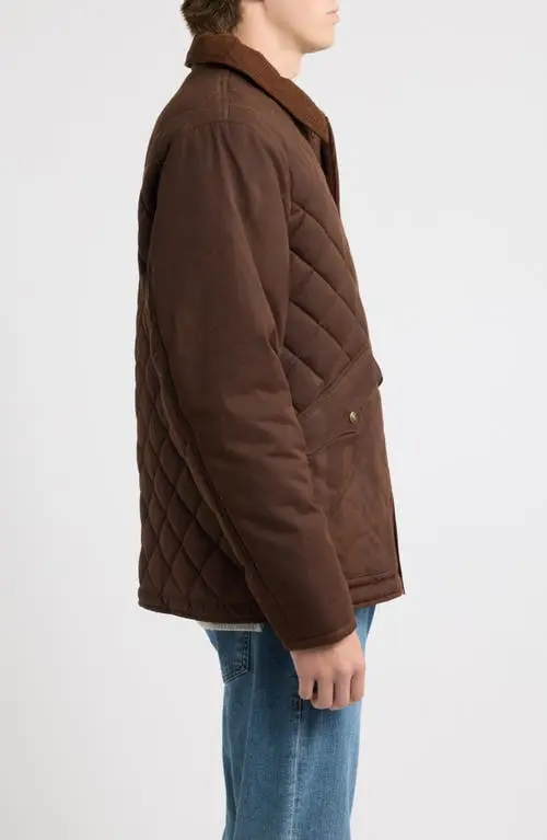 SCHOTT Waxed Cotton Quilted Countryman's Jacket