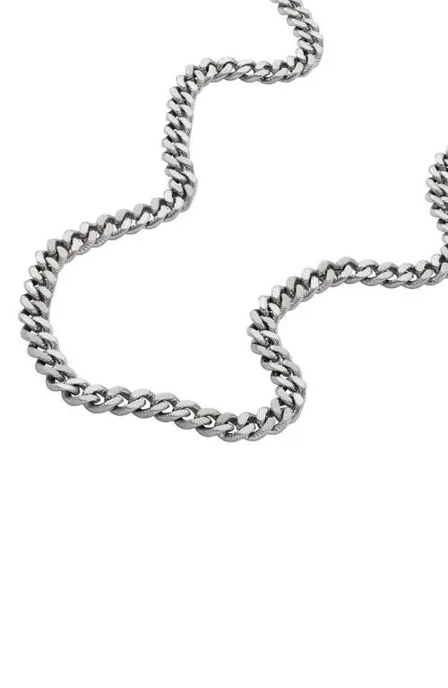 Fossil Harlow Linear Texture Chain Necklace