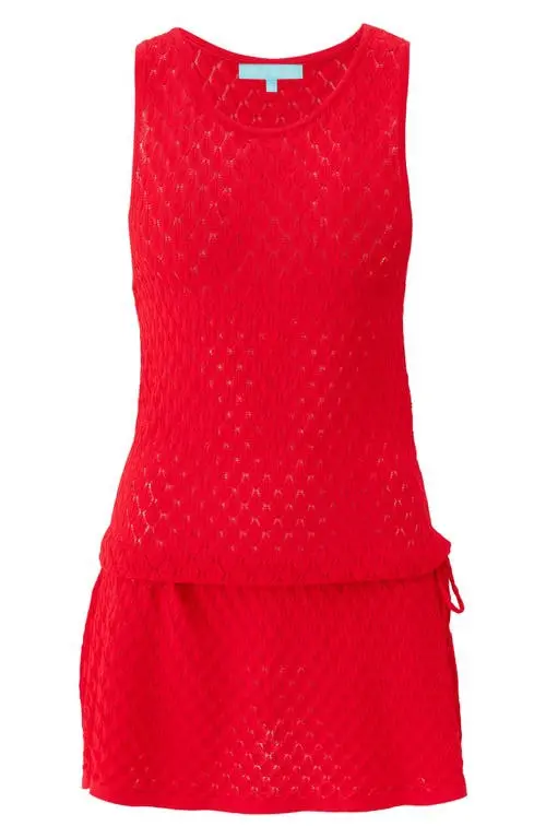 Melissa Odabash Ambra Crochet Minidress Cover-up